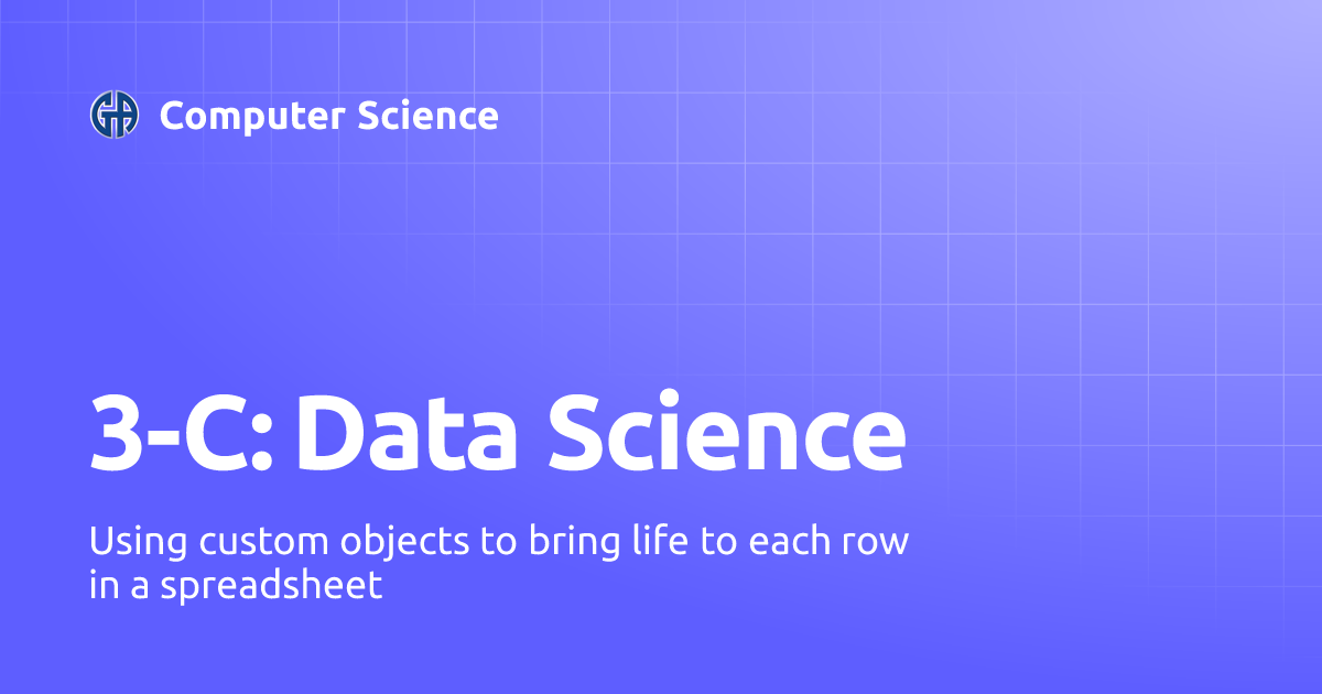 3-C: Data Science | Computer Science